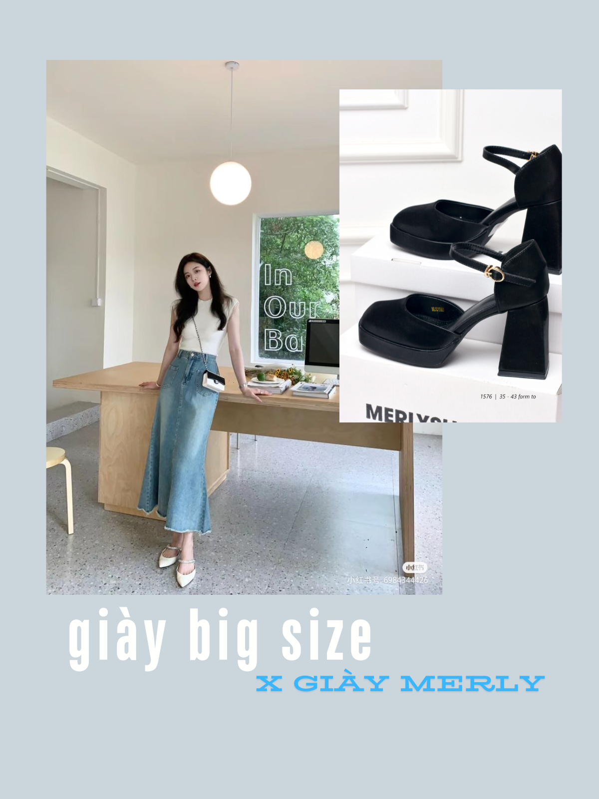 Giày Nữ Big Size 40 41 42 43 - Giày Nữ Merly