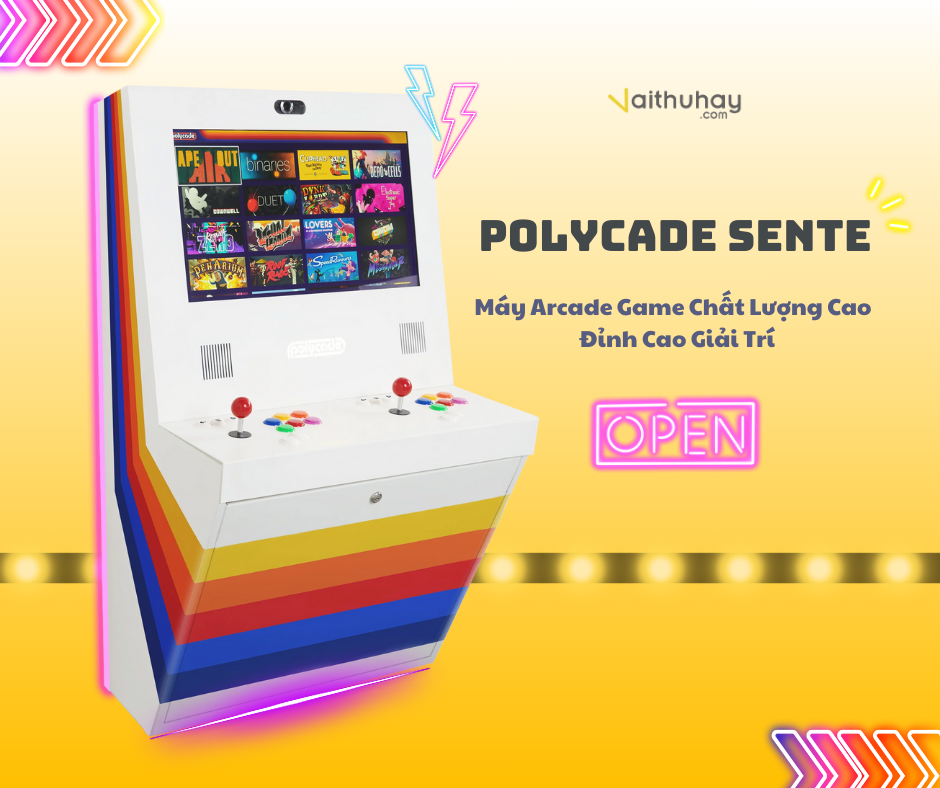 Polycade Sente: Máy Arcade Game Chất Lượng Cao – Đỉnh Cao Giải Trí – Vài Thứ Hay