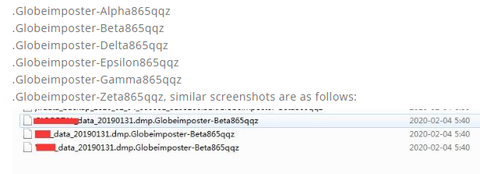 Dữ liệu bị virus mã hóa, hacker tống tiền Globeimposter-Beta865qqz