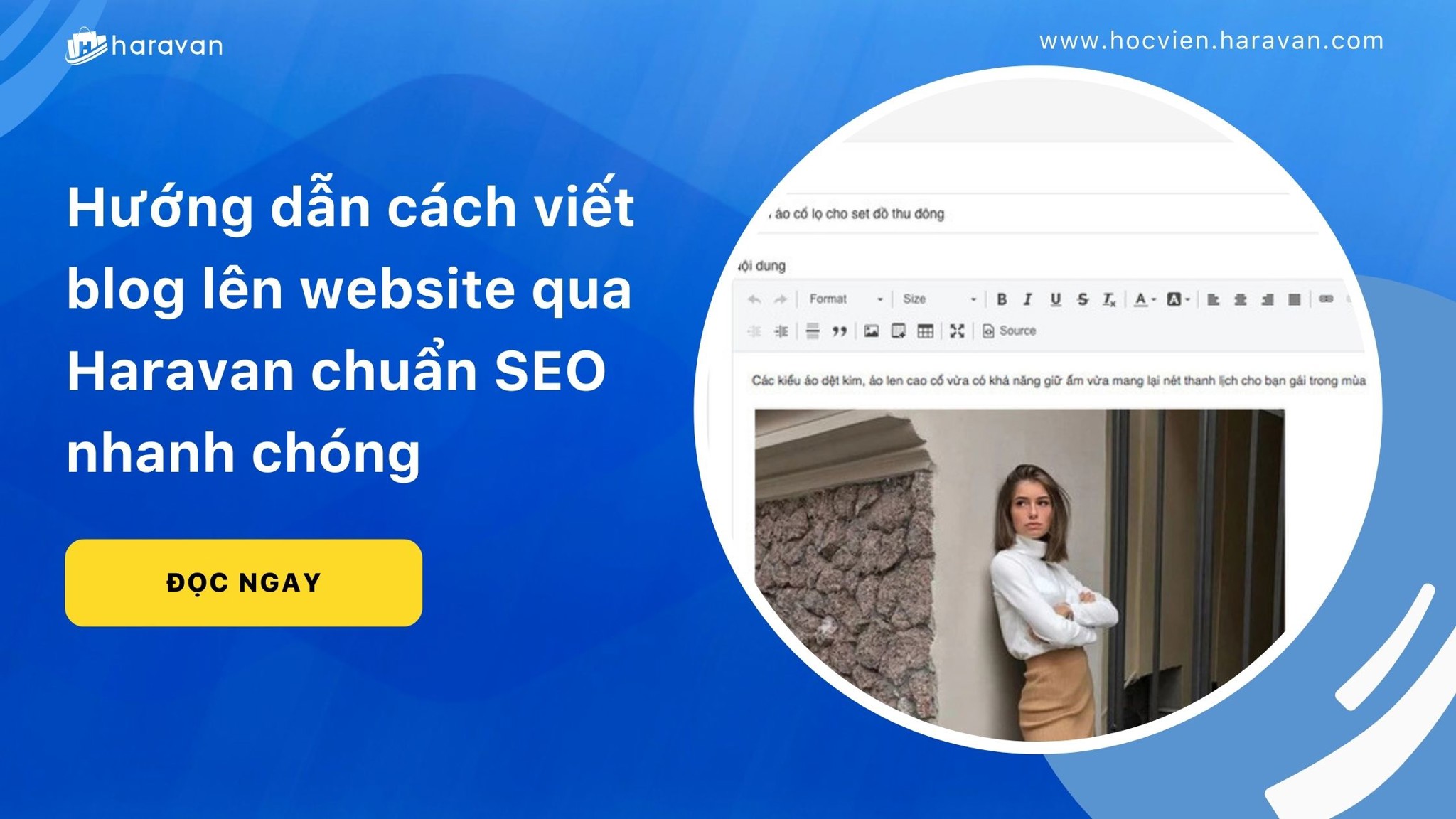 Hướng dẫn cách viết blog lên website qua Haravan chuẩn SEO nhanh chóng