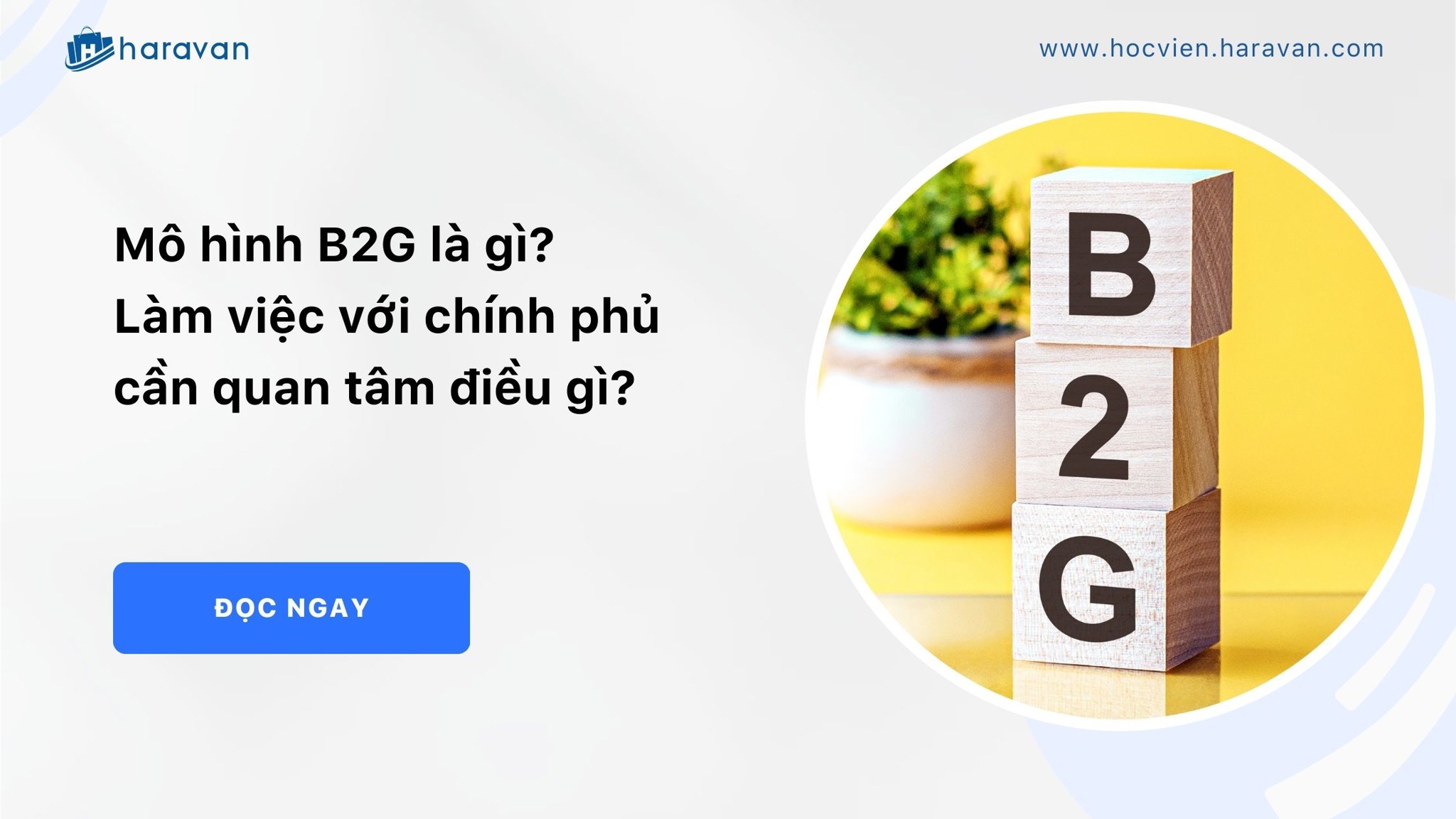 Mô hình B2G là gì? Làm việc với chính phủ cần quan tâm điều gì?