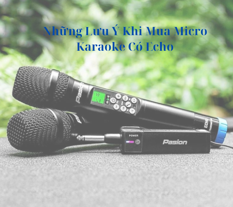 Những Lưu Ý Khi Mua Micro Karaoke Có Echo – VIDIA