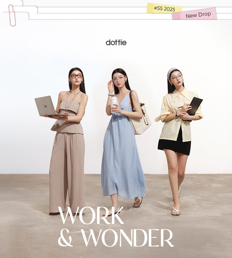 SPRING '25 | NEW IN MARCH - LOOKBOOK 01 ~ WORK AND WONDER – Dottie