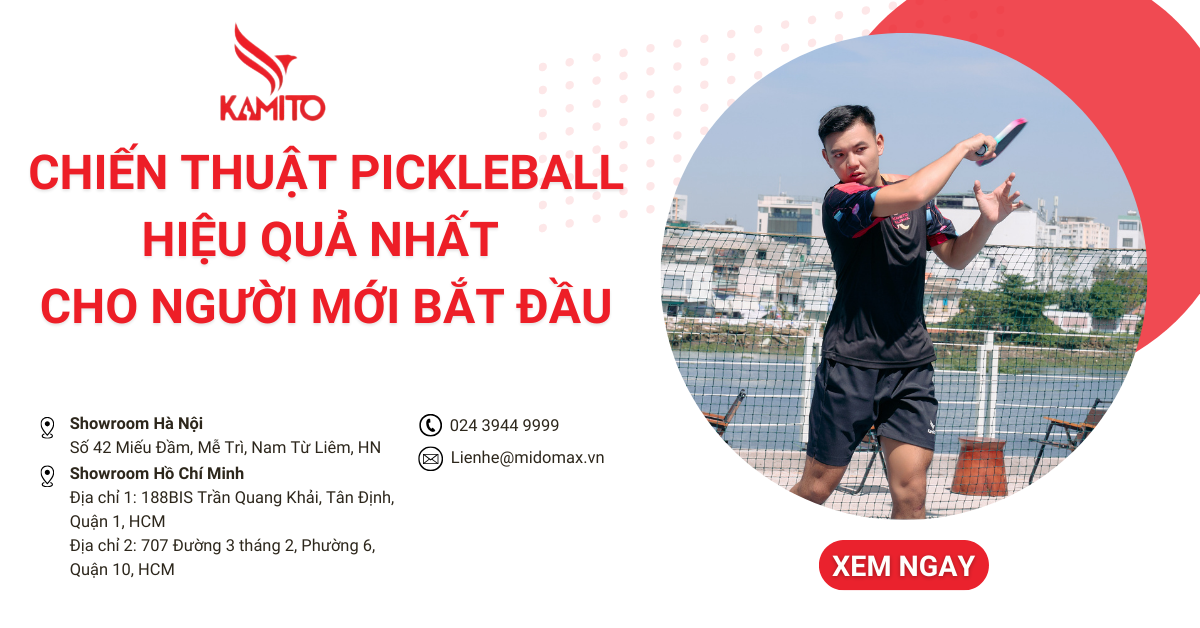 Các chiến thuật Pickleball hiệu quả nhất cho người mới bắt đầu – KAMITO SPORT