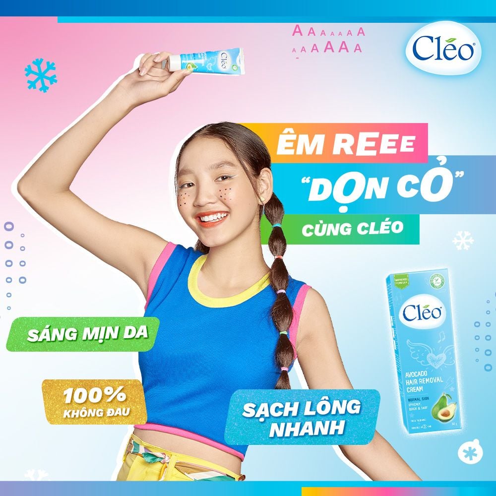 Cách tẩy lông nách tại nhà bằng kem tẩy lông Cleo - Cleobeauty.vn