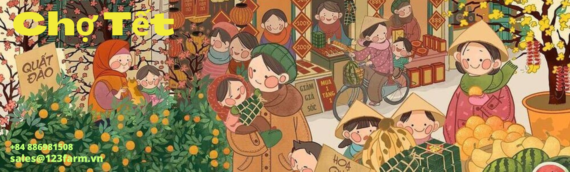 CHỢ TẾT – 123 Farm VN
