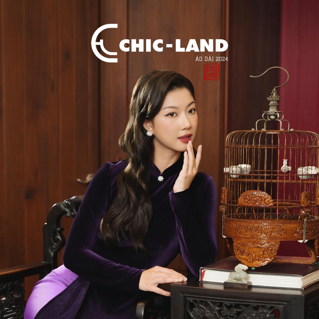 Áo Dài Nhung Chic-Land: Vẻ Đẹp Lấp Lánh Của Sự Sang Trọng