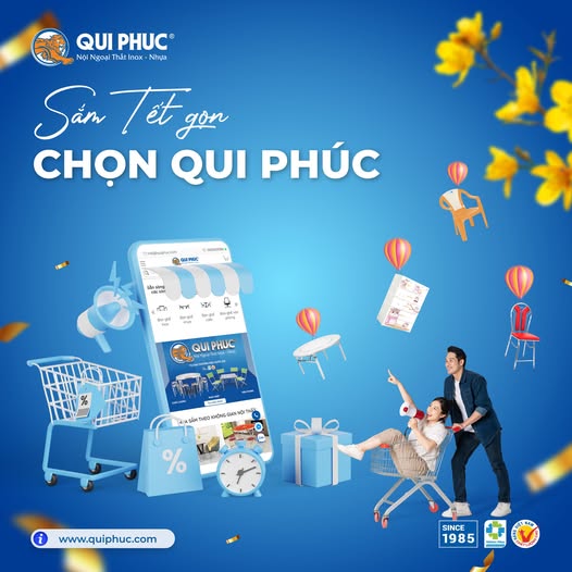 Sắm Tết Gọn Chọn Qui Phúc – Nội Ngoại Thất Inox Nhựa - quiphuc.com