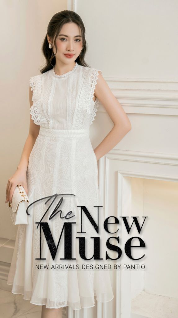 THE NEW MUSE - BST từ chất liệu ren cao cấp 2023 – Thời trang Pantio