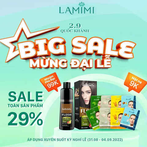 Mừng Đại Lễ Quốc Khánh 2/9 - Săn Siêu Sale Lớn – Lamimi