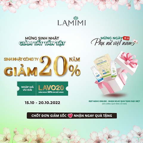 Kỷ niệm “20 Năm” ngày thành lập CTY CP LAVO và Chào Mừng Ngày Phụ Nữ V – Lamimi