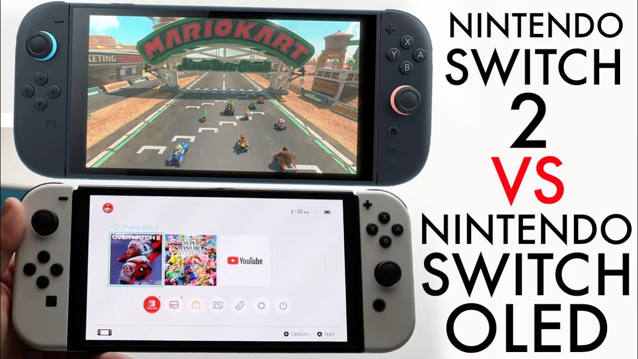 Nintendo Switch 2 vs Nintendo Switch Oled – TOPO Shop