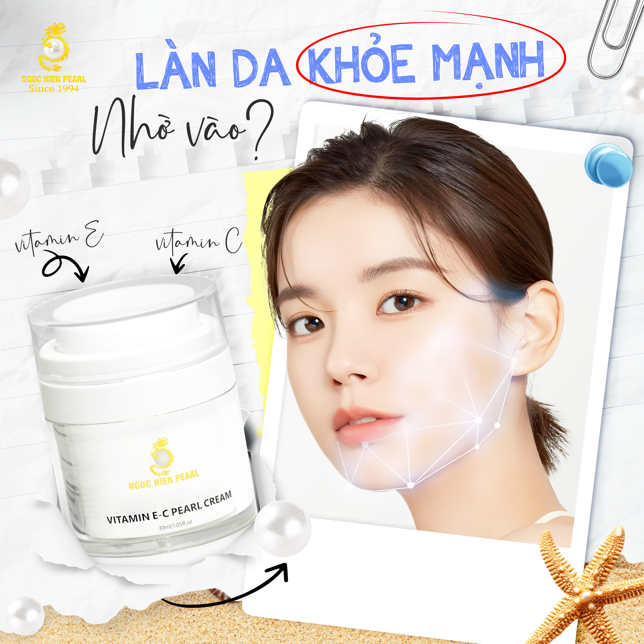 Gợi ý mỹ phẩm ngọc trai cho da nám – Giải pháp làm sáng từ thiên nhiên – Ngọc trai Ngọc Hiền