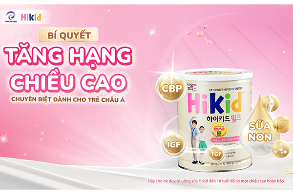 Sữa nội địa HIKID Hàn Quốc : Bí quyết tăng chiều cao vượt trội cho bé – Giá Sỉ Đây