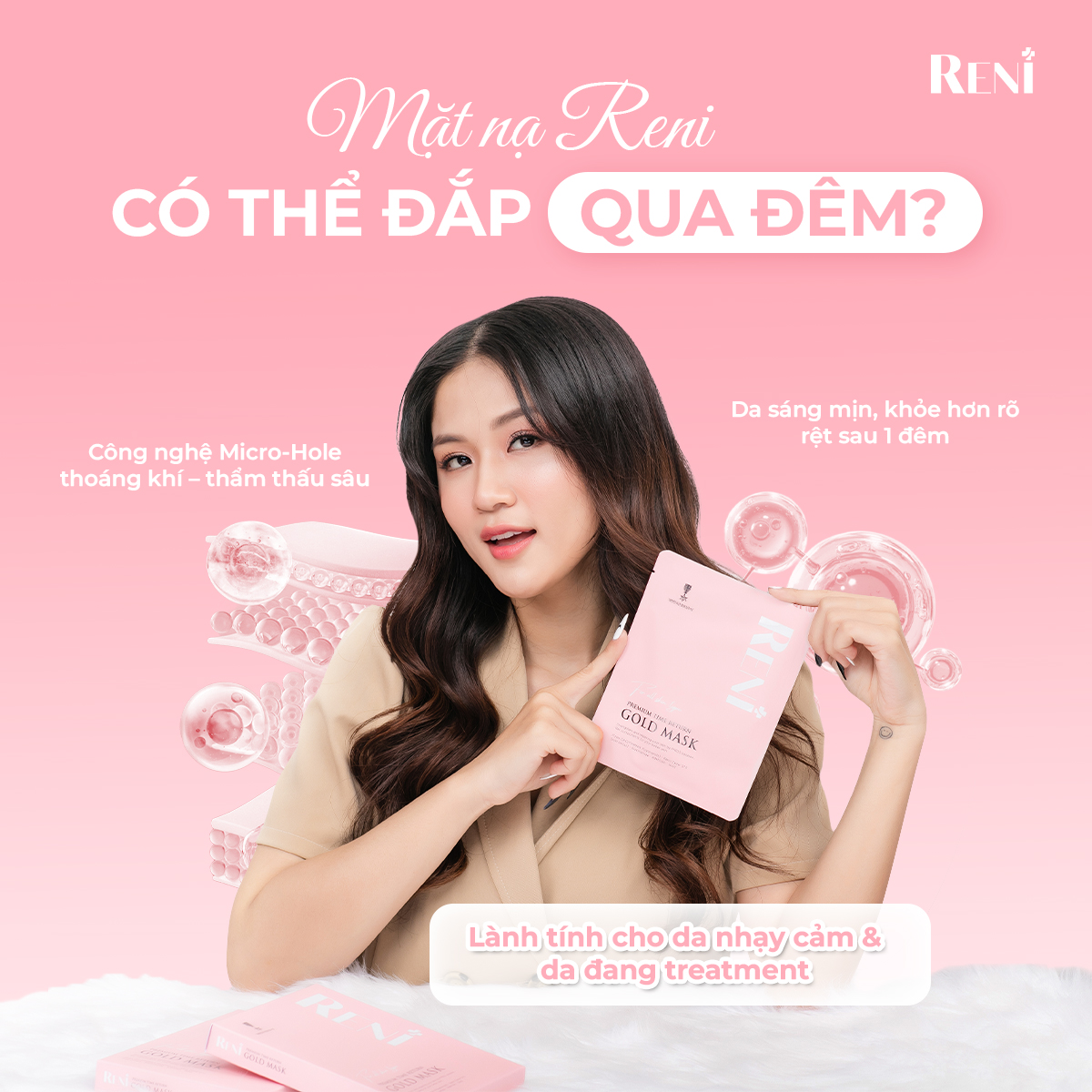 MẶT NẠ RENI CÓ THỂ ĐẮP QUA ĐÊM? – Reni Cosmetics