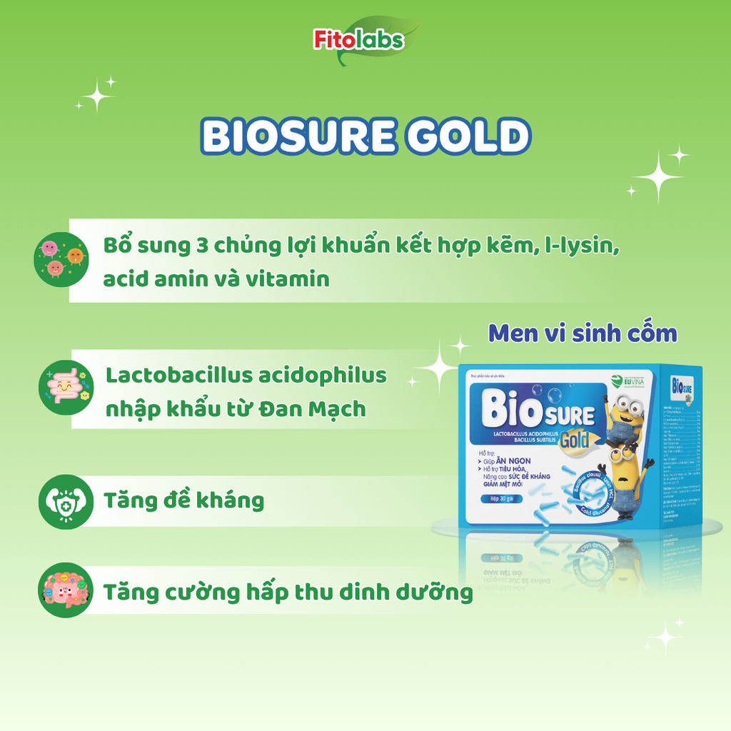 Biosure Gold - Men vi sinh cốm – FITOLABS