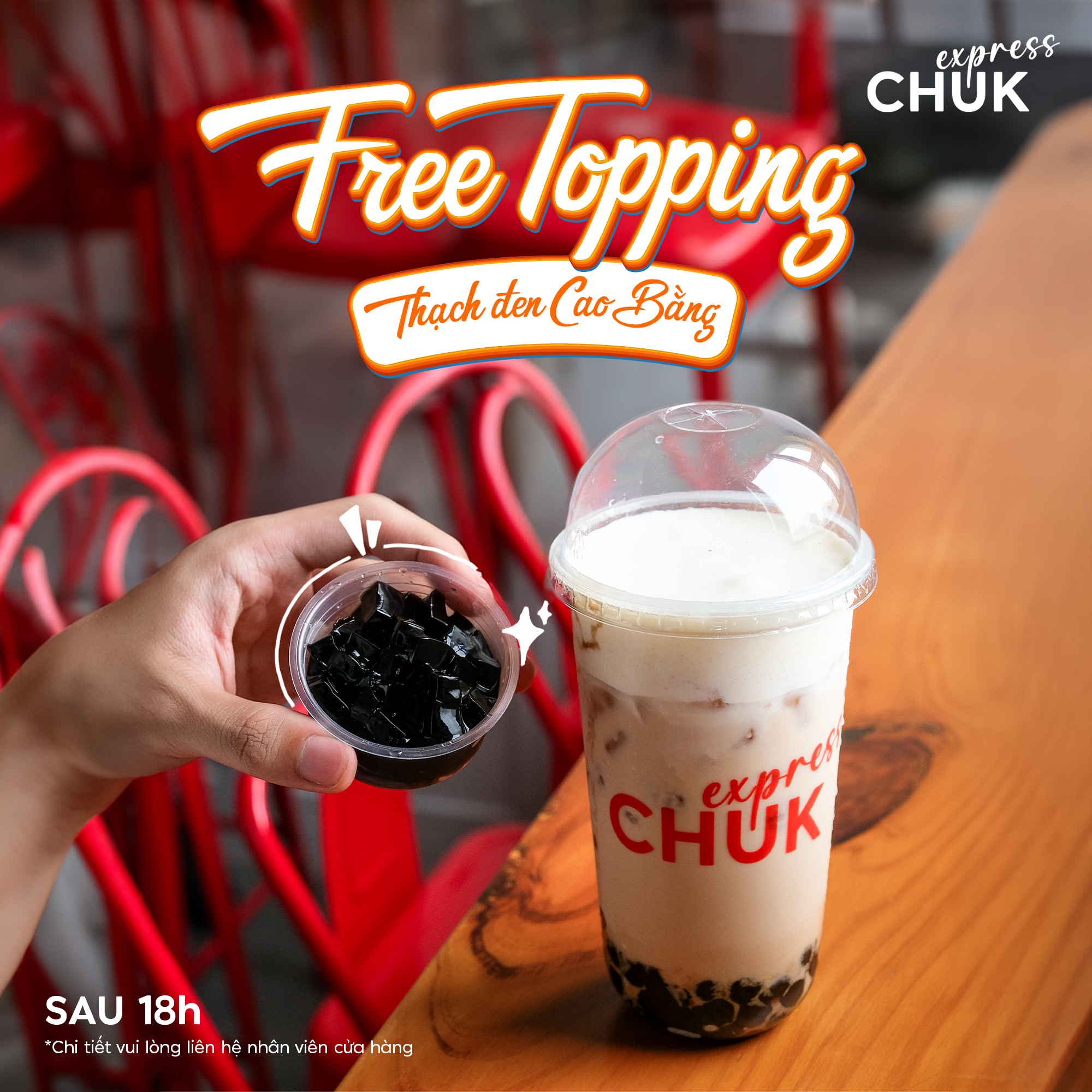 CHUK EXPRESS - THÔNG TIN ƯU ĐÃI THÁNG 07/2025 – Chuk Tea & Coffee