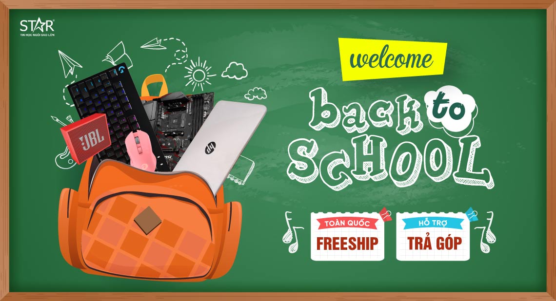Back to school cùng Tin Học ngôi Sao – TINHOCNGOISAO.COM