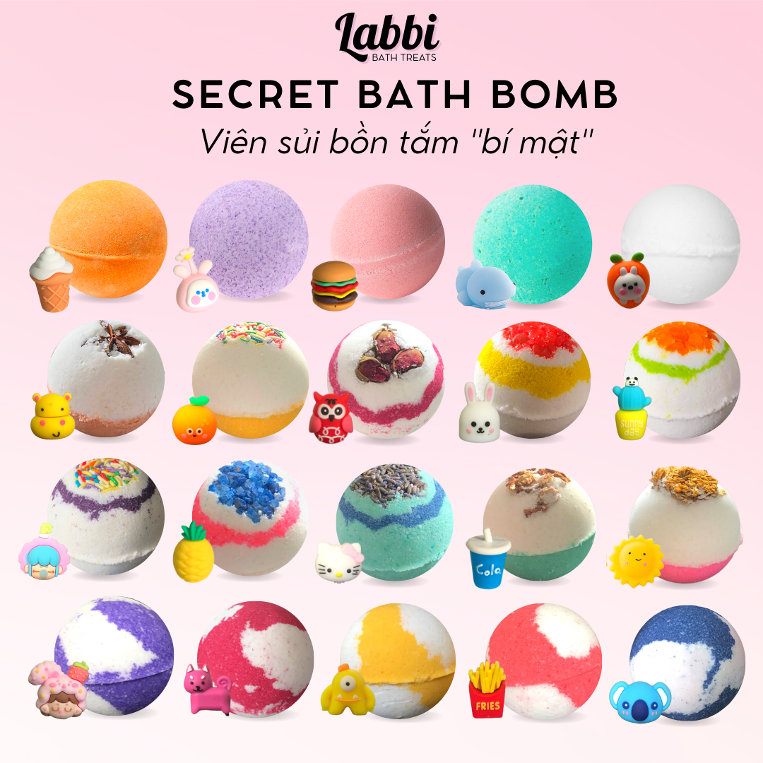 Secret Bath Bomb - Bom tắm bí mật là gì? – Labbi Bath Treats