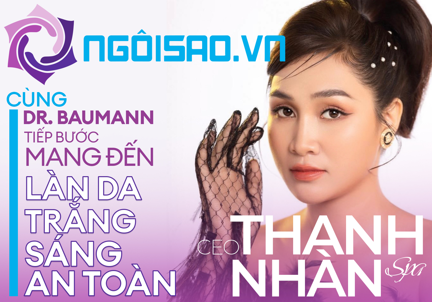 CEO Thanh Nhàn Spa áp dụng công nghệ tắm trắng da Skin Whitening – Dr. Baumann VN