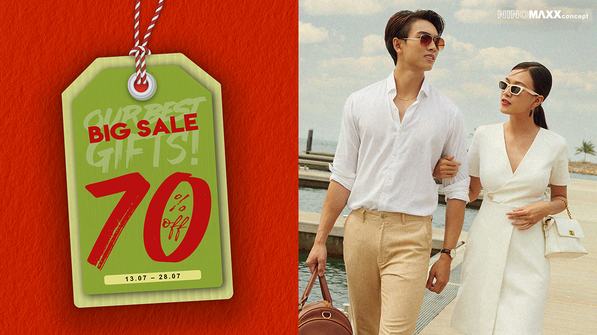 Chương trình ưu đãi Hot nhất mùa hè “Big Sale” Ưu đãi lên đến 70% và Q - Ninomaxx Concept