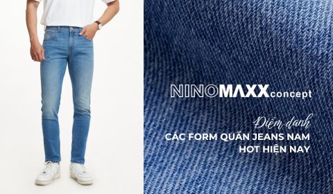 Điểm danh các form quần jean nam hot nhất hiện nay - Ninomaxx Concept