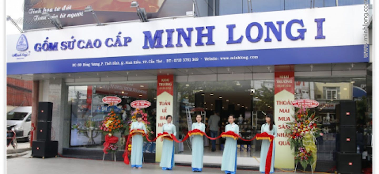 Minh Long khai trương Showroom tại Cần Thơ Gốm sứ Minh Long
