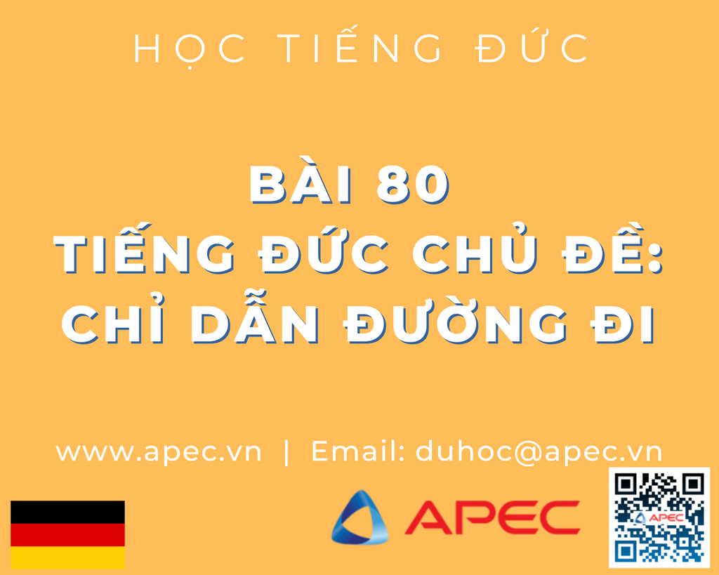 Bài 80 Tiếng Đức Chủ Đề: Chỉ dẫn đường đi – Du học Apec | Du Học Đức | Du Học Canada | Du Học Úc ...