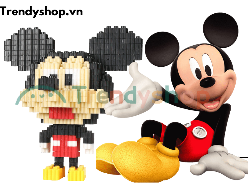 Kèm ảnh Full Giấy Hướng Dẫn Lắp Lego Micky Mouse Trendyshop