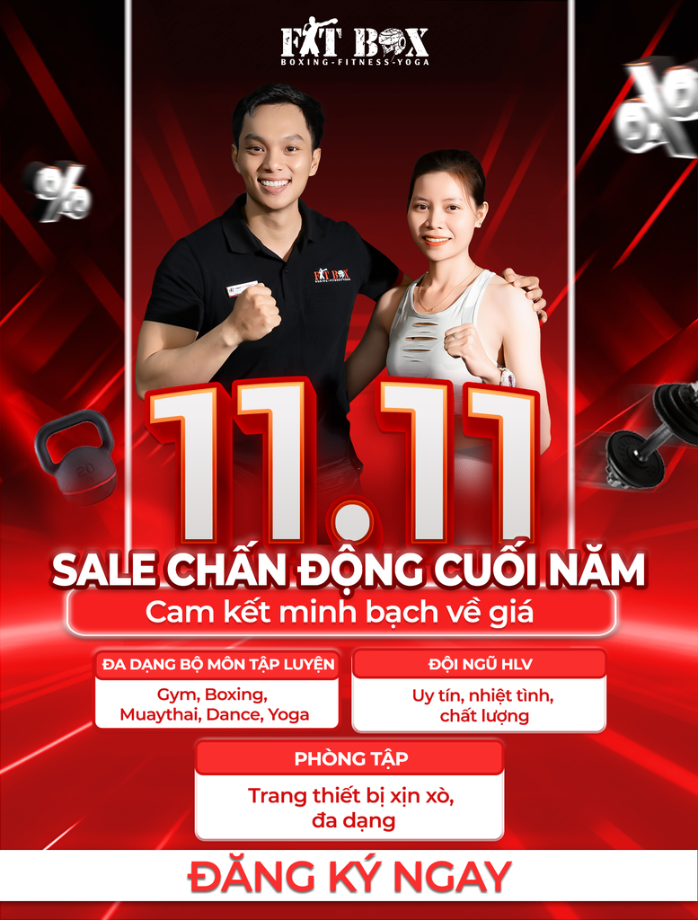 SALE NGẬP TRÀN CUỐI NĂM – FitBox Gym