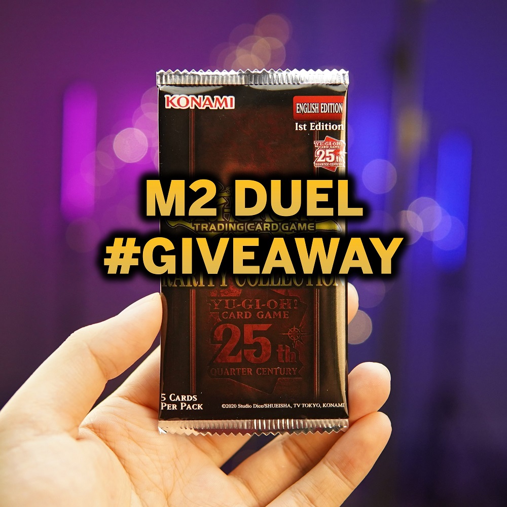 GIVEAWAY Yugioh Rarity Collection Booster Pack - M2 DUEL Store