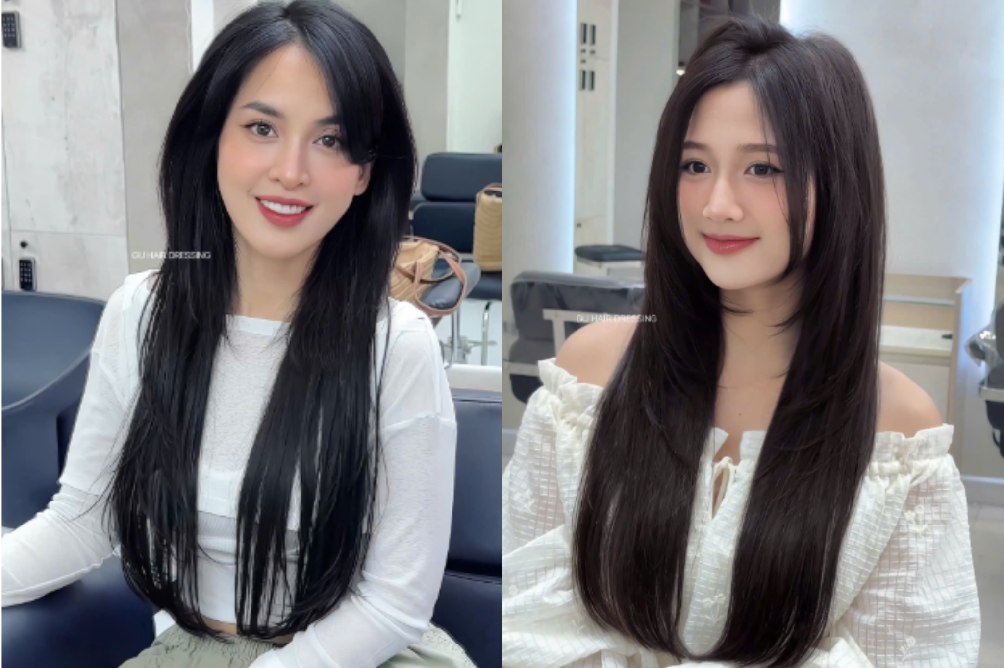 Nâu Đen: Tóc nhuộm nhưng lại giống hệt màu tóc tự nhiên – GU HAIR SALON