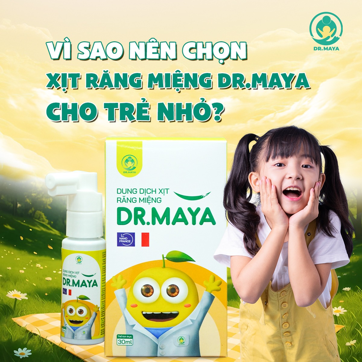 XỊT RĂNG MIỆNG TRỊ VIÊM NƯỚU DR.MAYA ĐƯỢC TIN DÙNG NHẤT CHO BÉ 2025 – drmaya