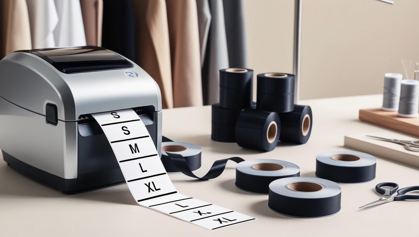 Ruy Băng Mực Wax Cho Nhãn Quần Áo: Tem Size Tem Xuất Xứ Nhãn Thông Số – INTELPACK