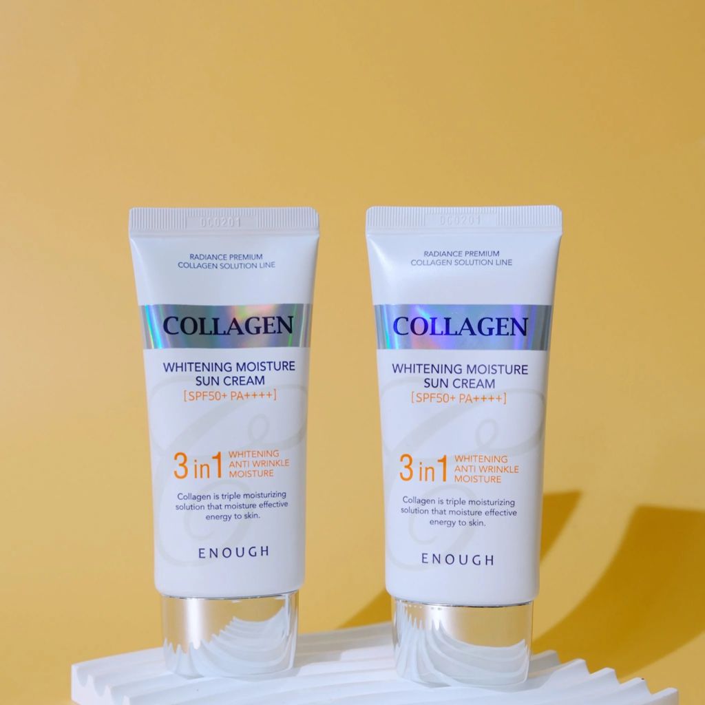 KEM CHỐNG NẮNG ENOUGH COLLAGEN 3IN1 WHITENING MOISTURE SUN CREAM | BẢO ...