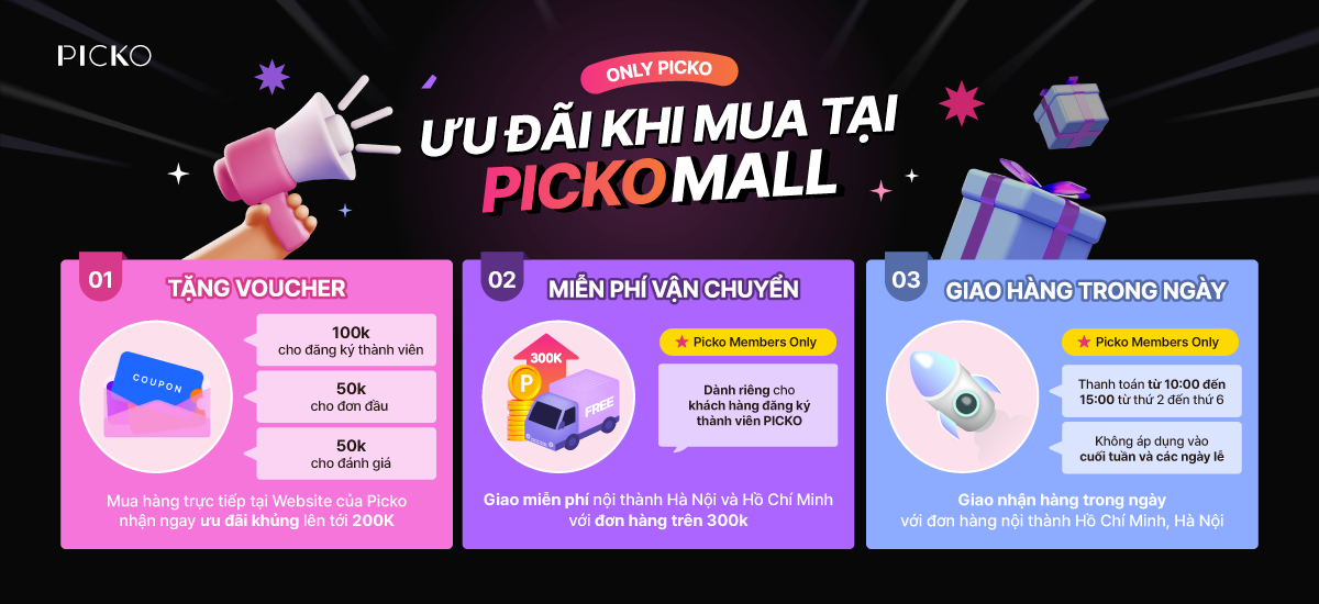 Hướng dẫn nhập mã Voucher khi mua hàng tại Pickomall – pickomall