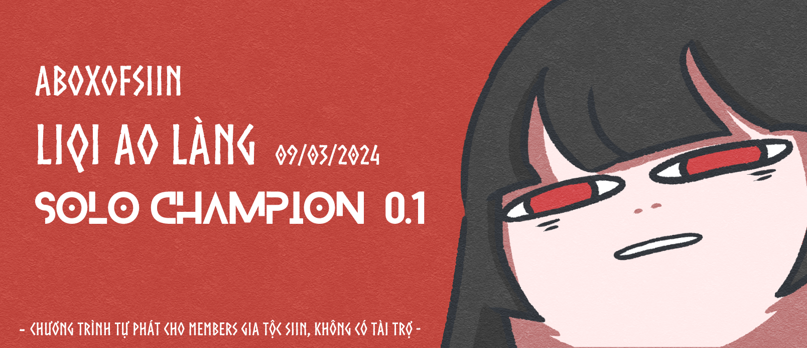 [SOLO CHAMPION 0.1 2024] AO LÀNG LIQI A BOX OF SIIN – aboxofsiin