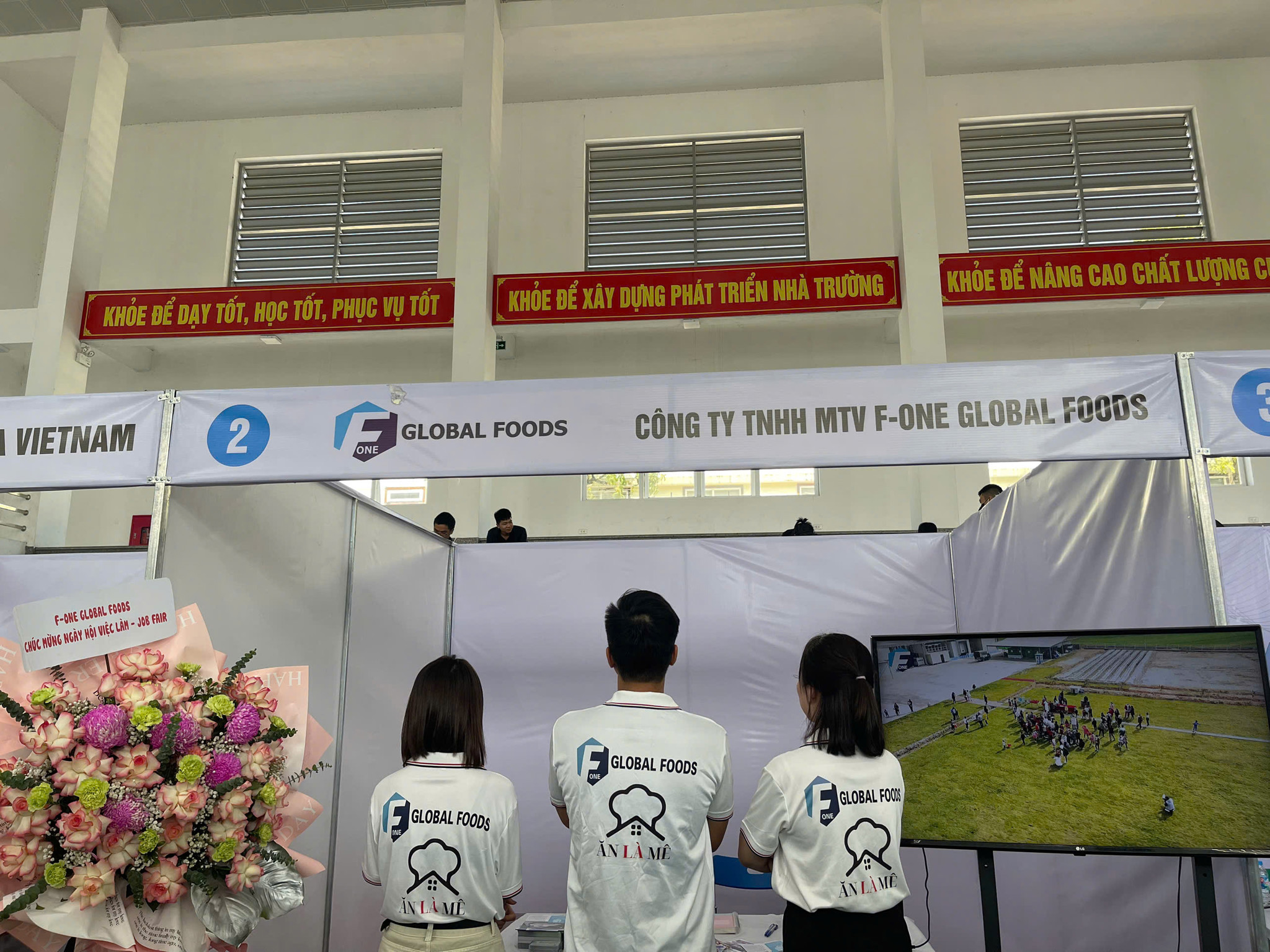 F-One Global Foods at Job Fair 2024 at Sao Do University