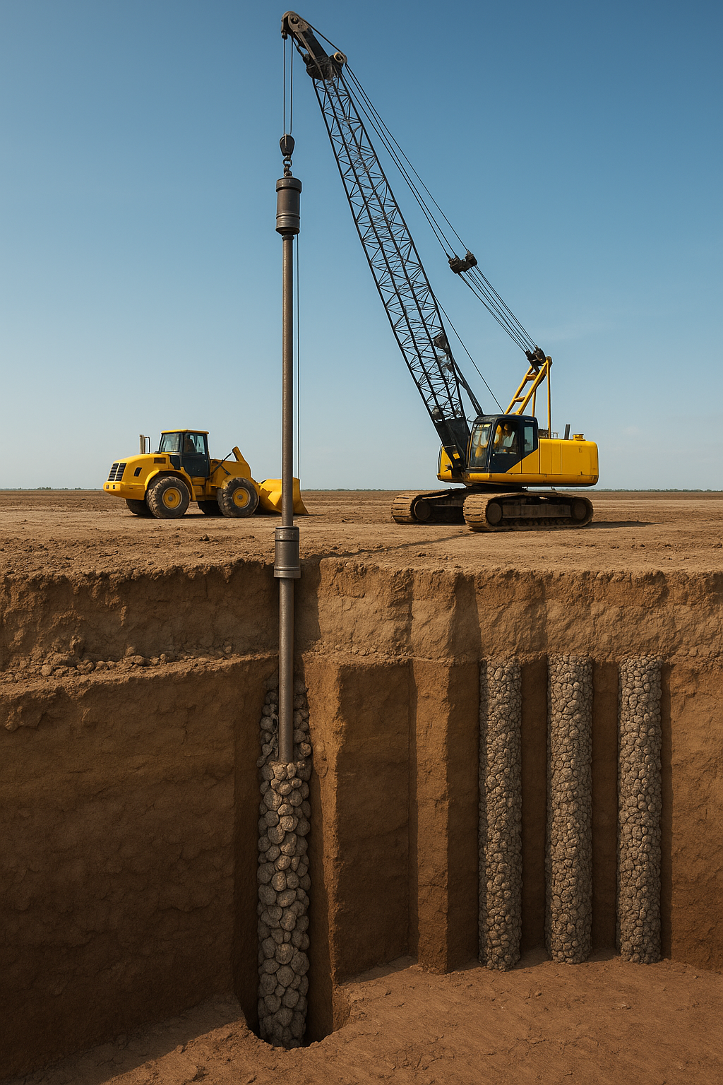 Top 6 Giải pháp Gia cố Nền Đất Yếu Hiệu Quả – Xử lý Nền Móng Bền Vững – C G Engineering