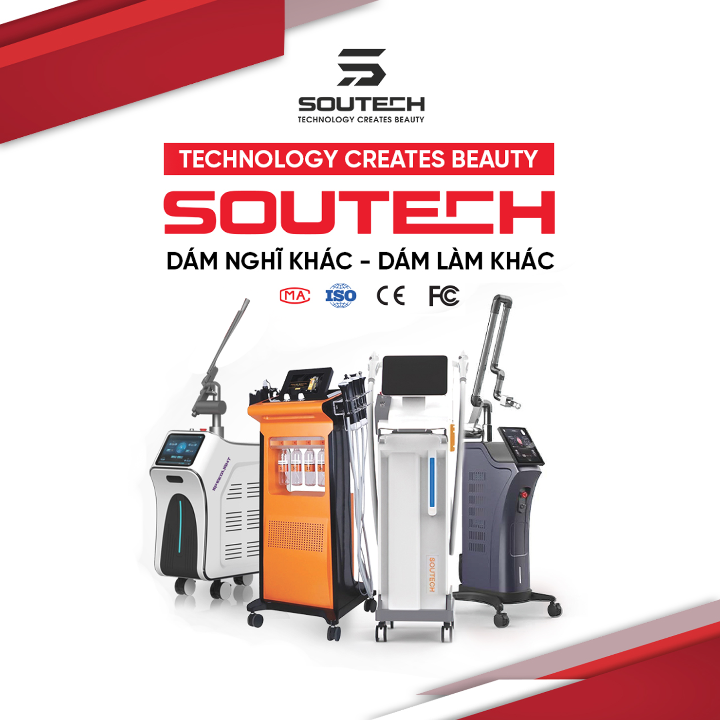 Xu Hướng Lựa Chọn Thiết Bị Thẩm Mỹ Hiện Nay Của Các Spa Uy Tín – Giải pháp Thẩm Mỹ SOUTECH