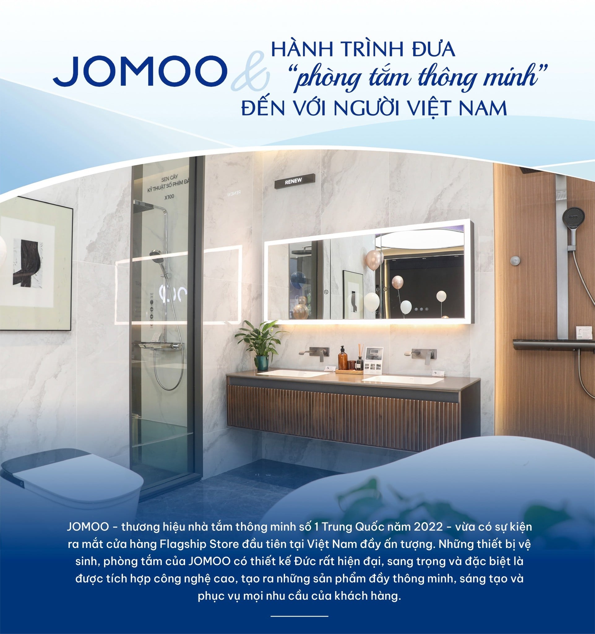 JOMOO và hành trình đưa phòng tắm thông minh đến với người Việt Nam