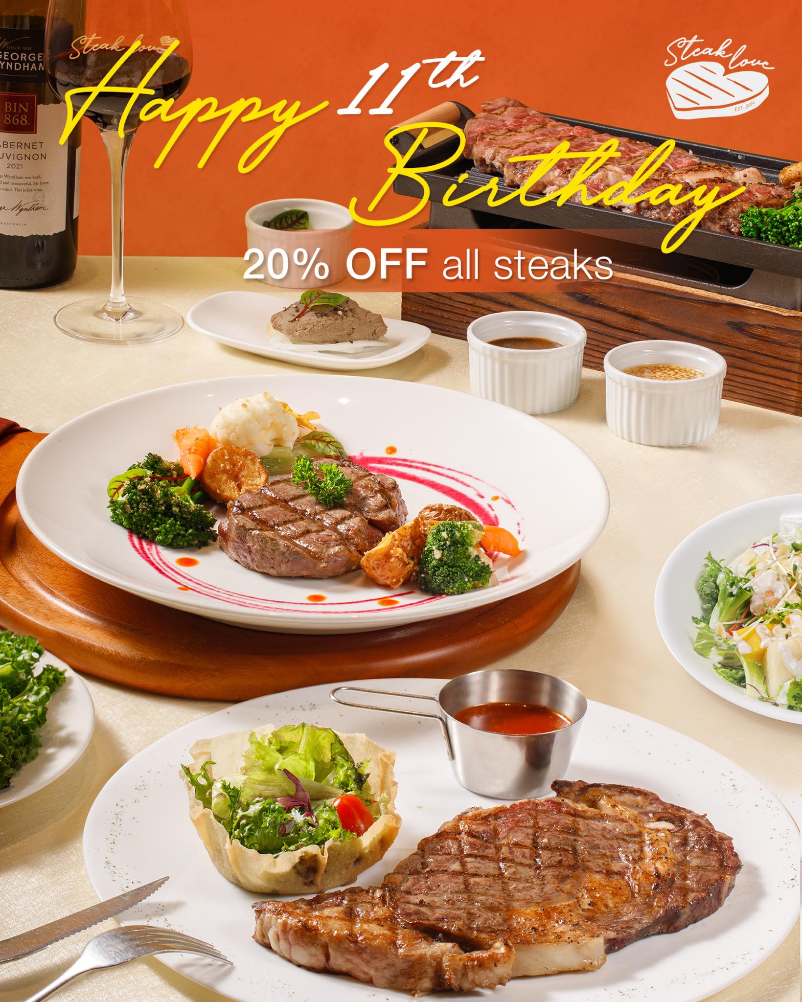 퐇퐀퐏퐏퐘 ퟏퟏ퐭퐡 퐁퐈퐑퐓퐇퐃퐀퐘 – CELEBRATE JUNE WITH STEAK LOVE! – Steak Love