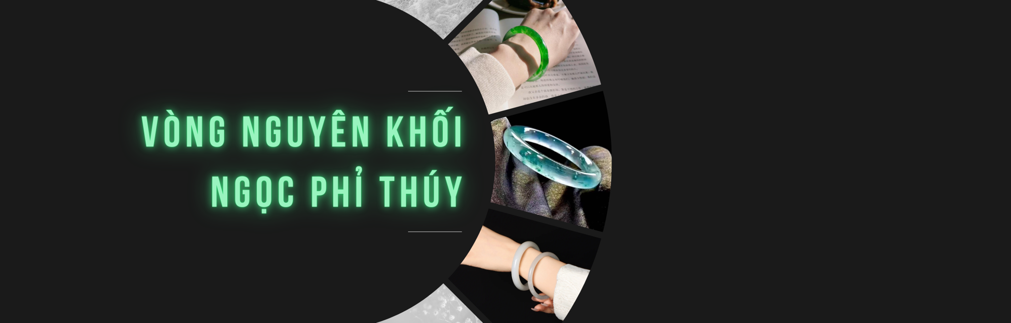 Vòng nguyên khối Ngọc Phỉ Thúy Jadeite loại A - Ngọc Việt Nam