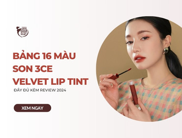 Bảng 16 màu son 3CE velvet lip tint ĐẦY ĐỦ kèm review 2024 – THẾ GIỚI ...
