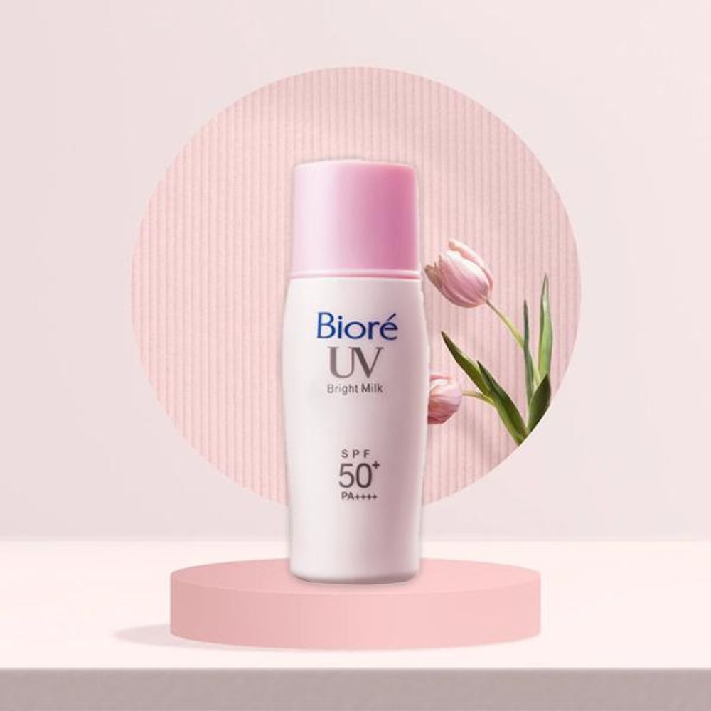 Review Sữa Chống Nắng Sáng Hồng Tự Nhiên Bioré UV Bright Milk – THẾ ...