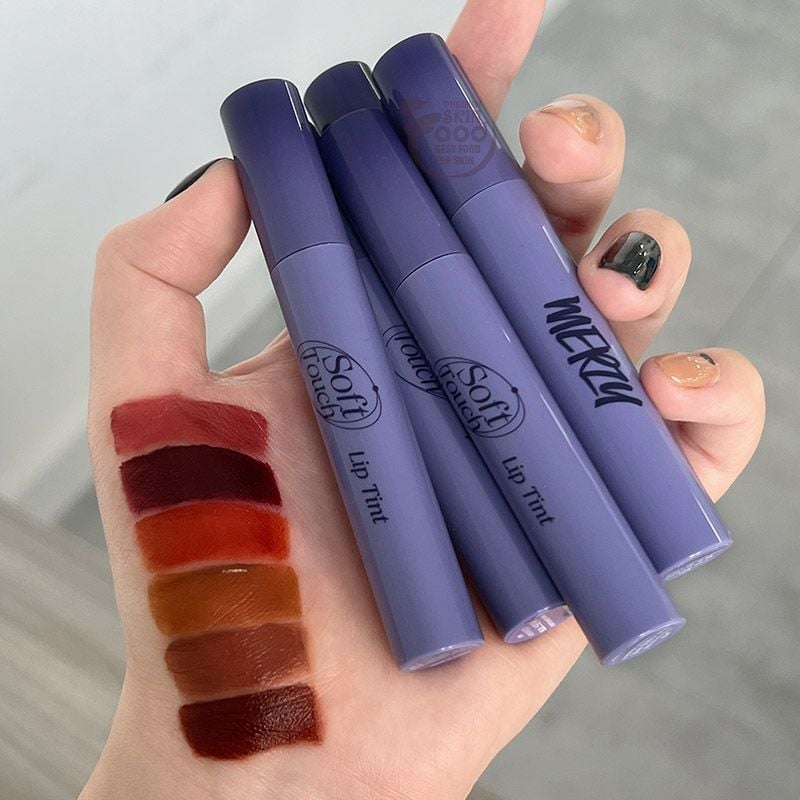 Son Kem Siêu Lì, Siêu Mịn Môi Merzy Soft Touch Lip Tint – THẾ GIỚI SKINFOOD