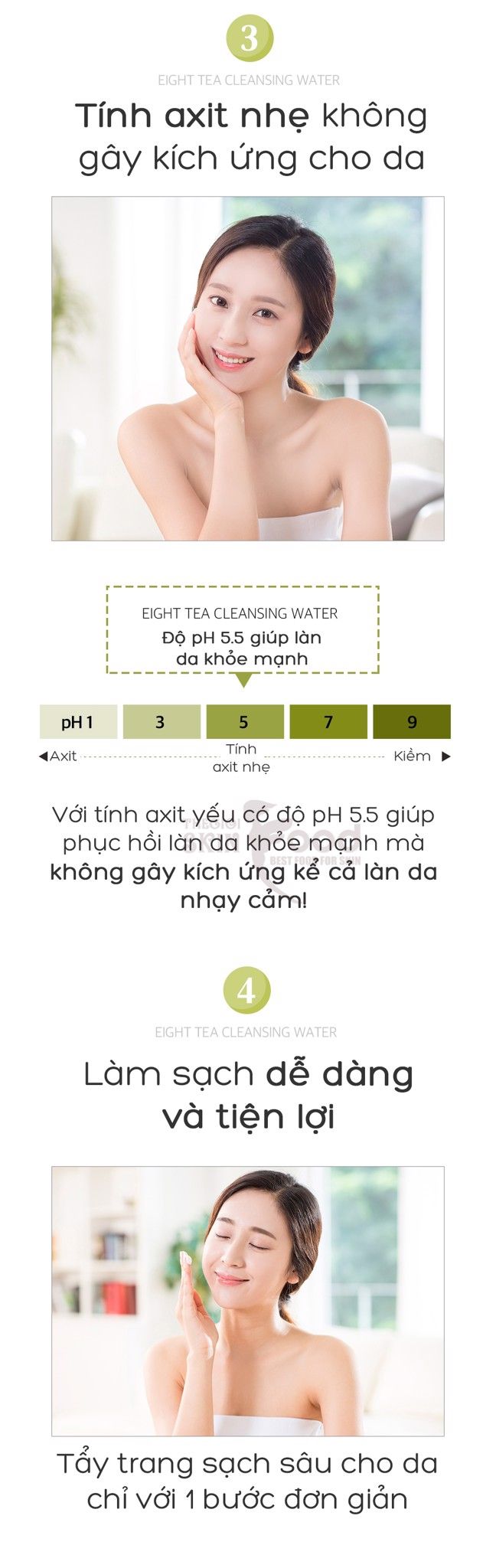 Nước Tẩy Trang B.O.M Eight Tea Cleansing Water 500ml – THẾ GIỚI SKINFOOD