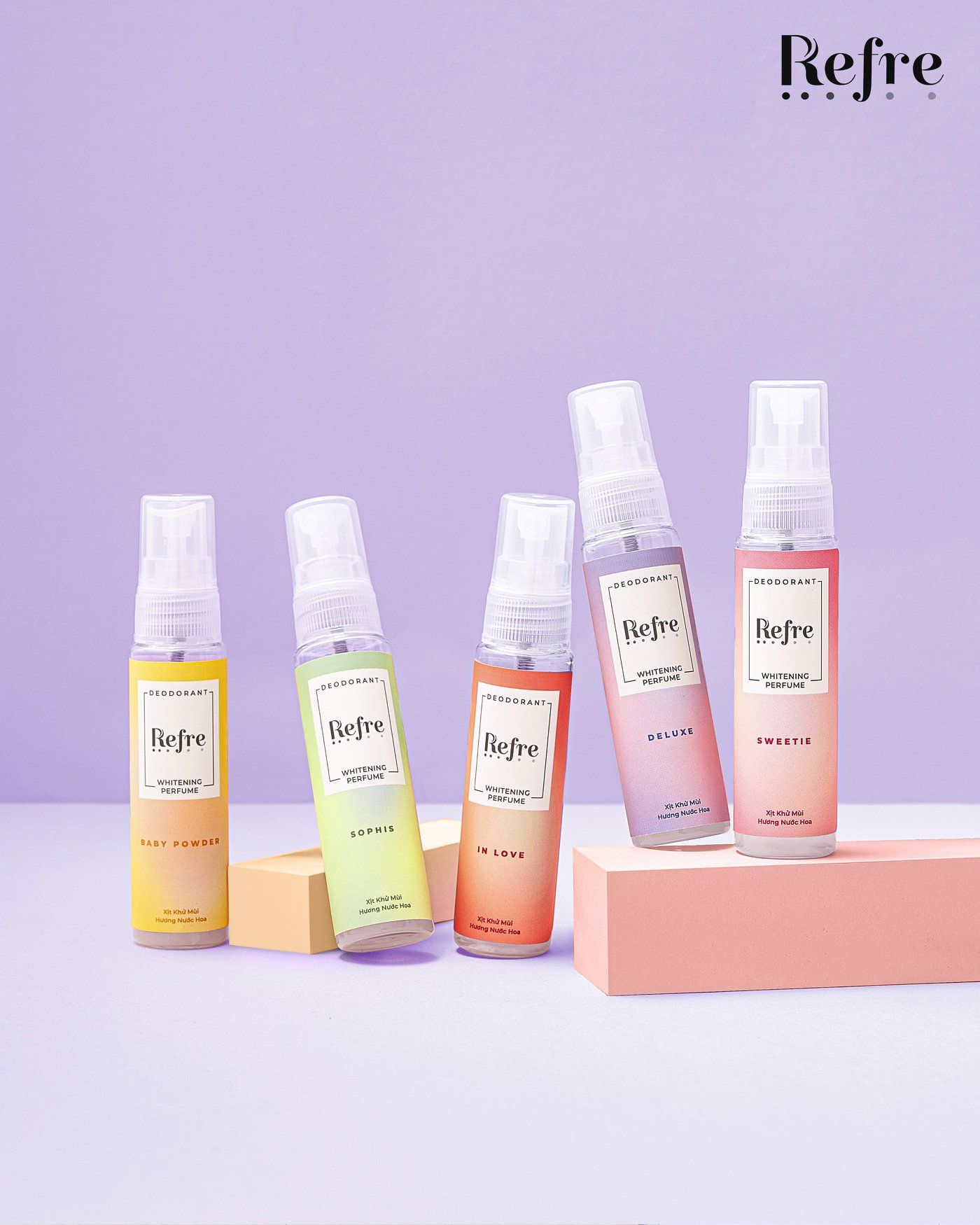 Xịt Khử Mùi Dưỡng Trắng Refre Whitening Perfume Deodorant 30ML – THẾ ...