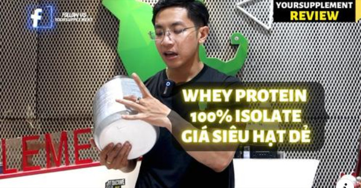 Review LEVRO ISO WHEY - whey isolate tăng cơ giá rẻ | Supplement Revie