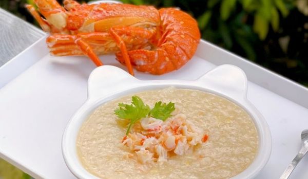 Món cháo tôm hùm hạt sen thanh mát, không tanh bổ dưỡng – DAOHAISAN
